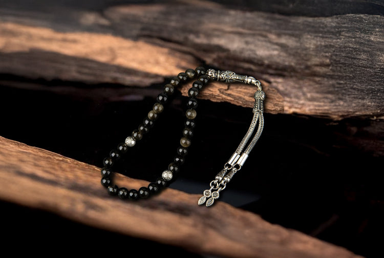 Lapis Lazuli 8 mm Düğümlü Doğal Taş Kolye – Osmanlı Doğal Taş
